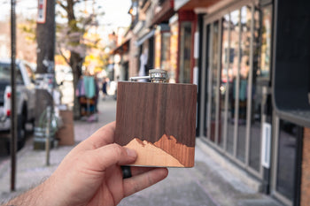 Custom Wood Flask | Custom Handmade Gifts | Autumn Woods Co.